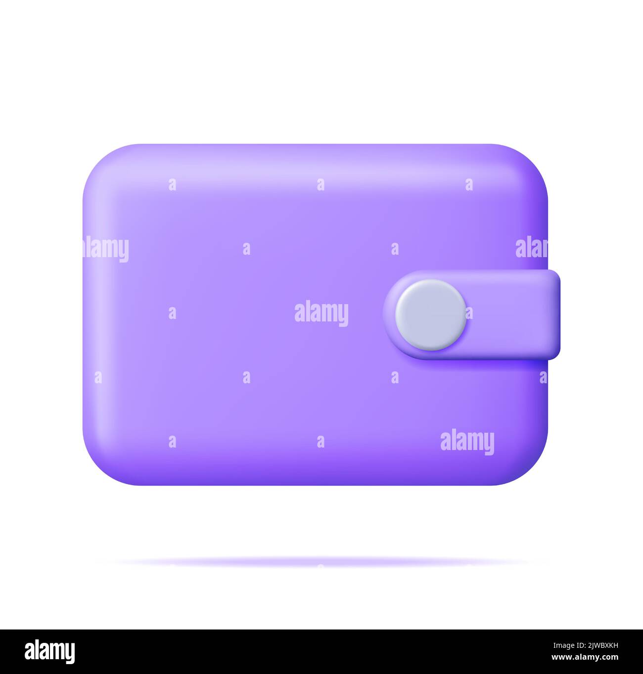 3D Purple Leather Wallet Isolated Stock Vector Image & Art - Alamy