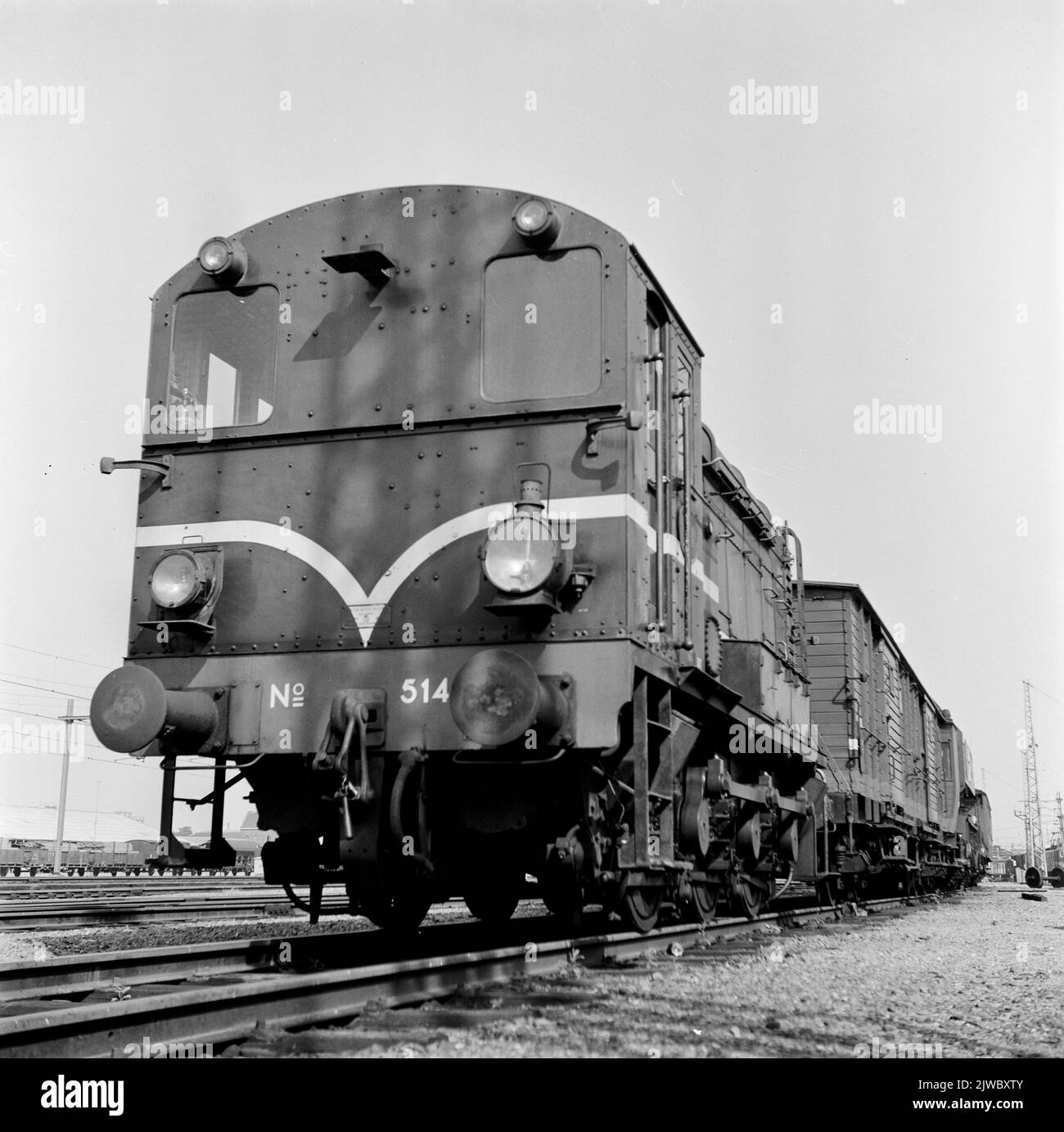 Image of the diesel-electric shunting locomotive no. 514 (series 500 ...