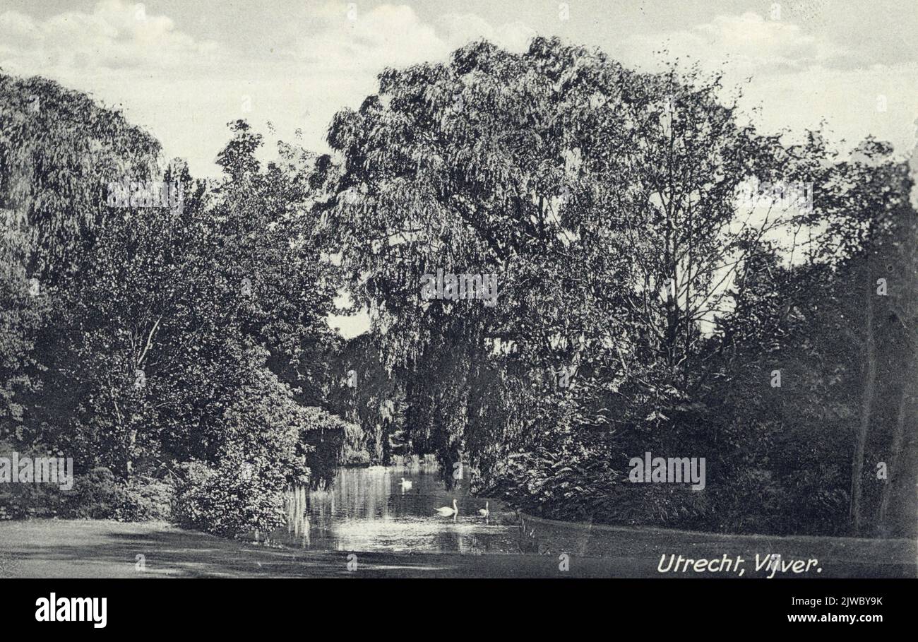 View in the Wilhelminapark in Utrecht Stock Photo - Alamy