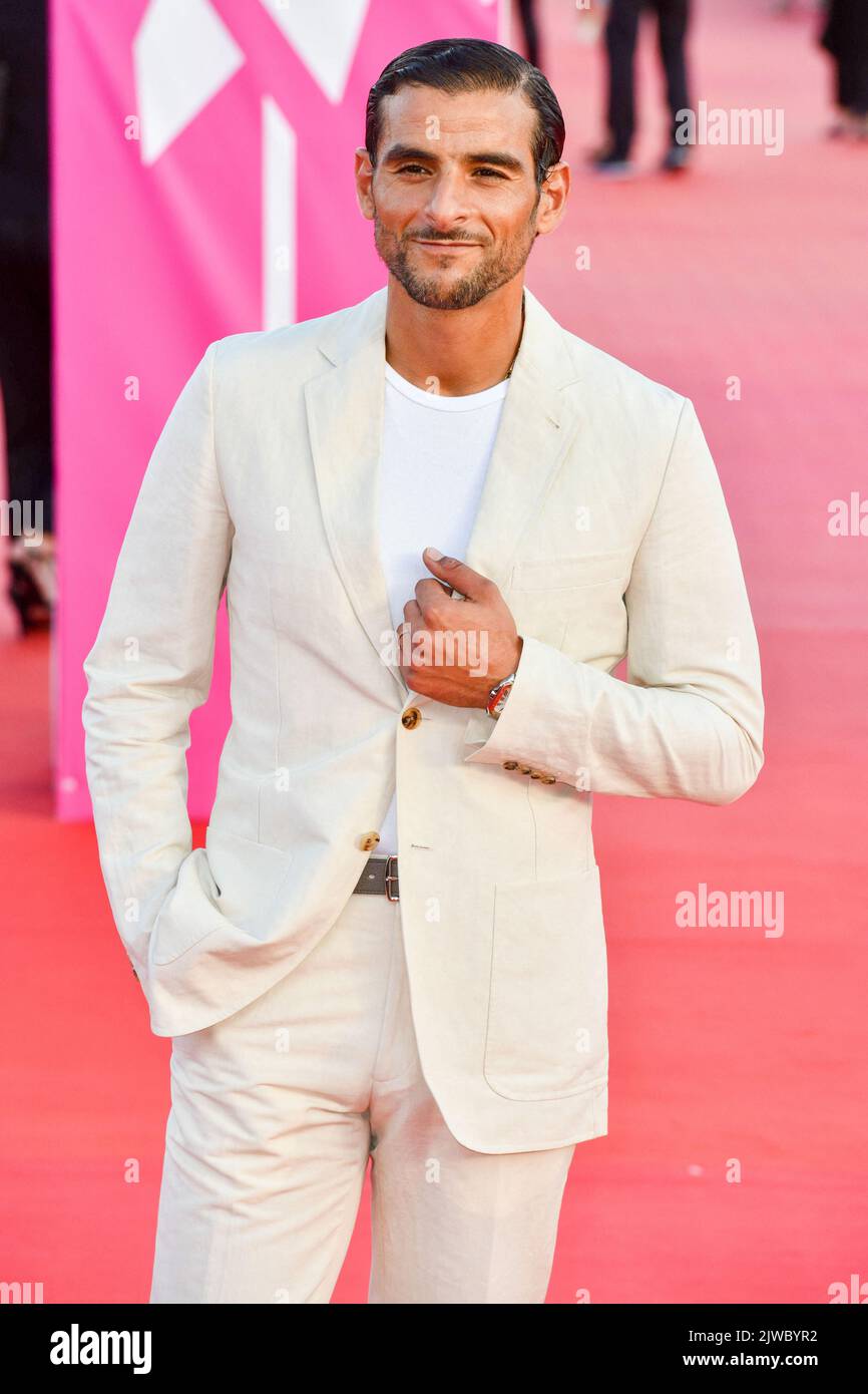 Sofiane Zermani attends the red carpet for the opening ceremony during ...