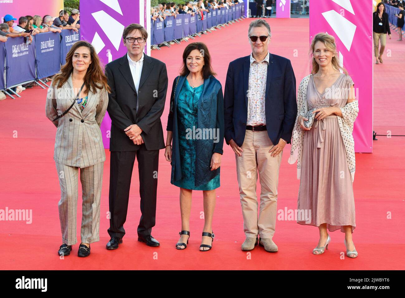 Critic's jury (L-R) Lily Bloom, Gael Golhen, Eva Bettan, Serge Kaganski ...