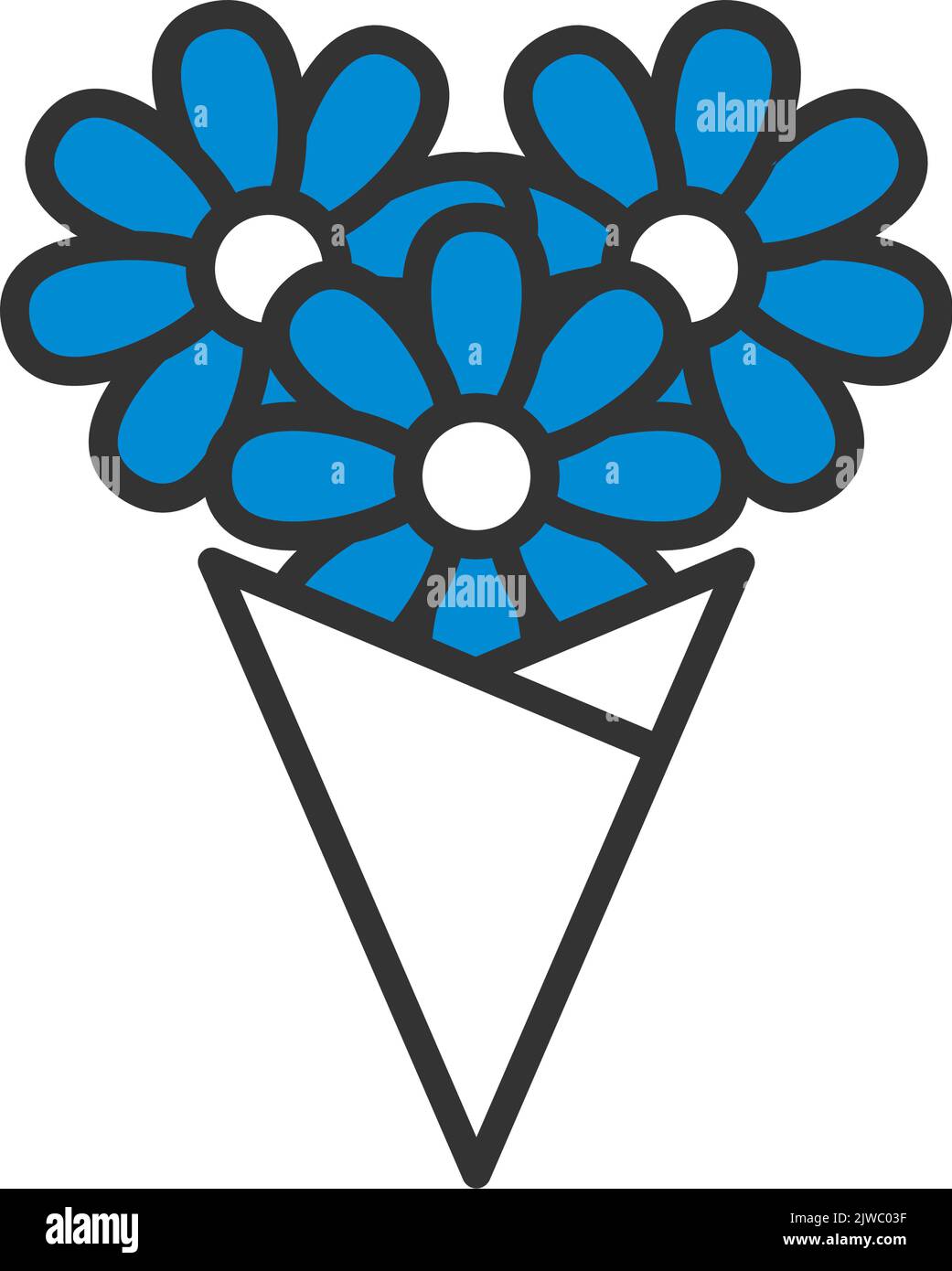 Mother's Day Icon. Editable Bold Outline With Color Fill Design. Vector ...