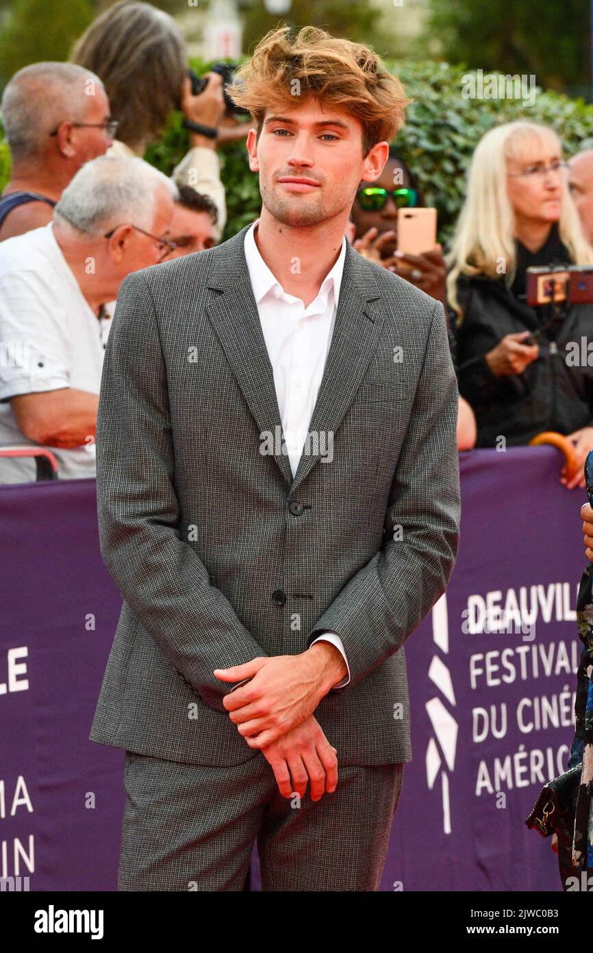 Victor Meutelet attend the red carpet of the 47th Deauville American ...