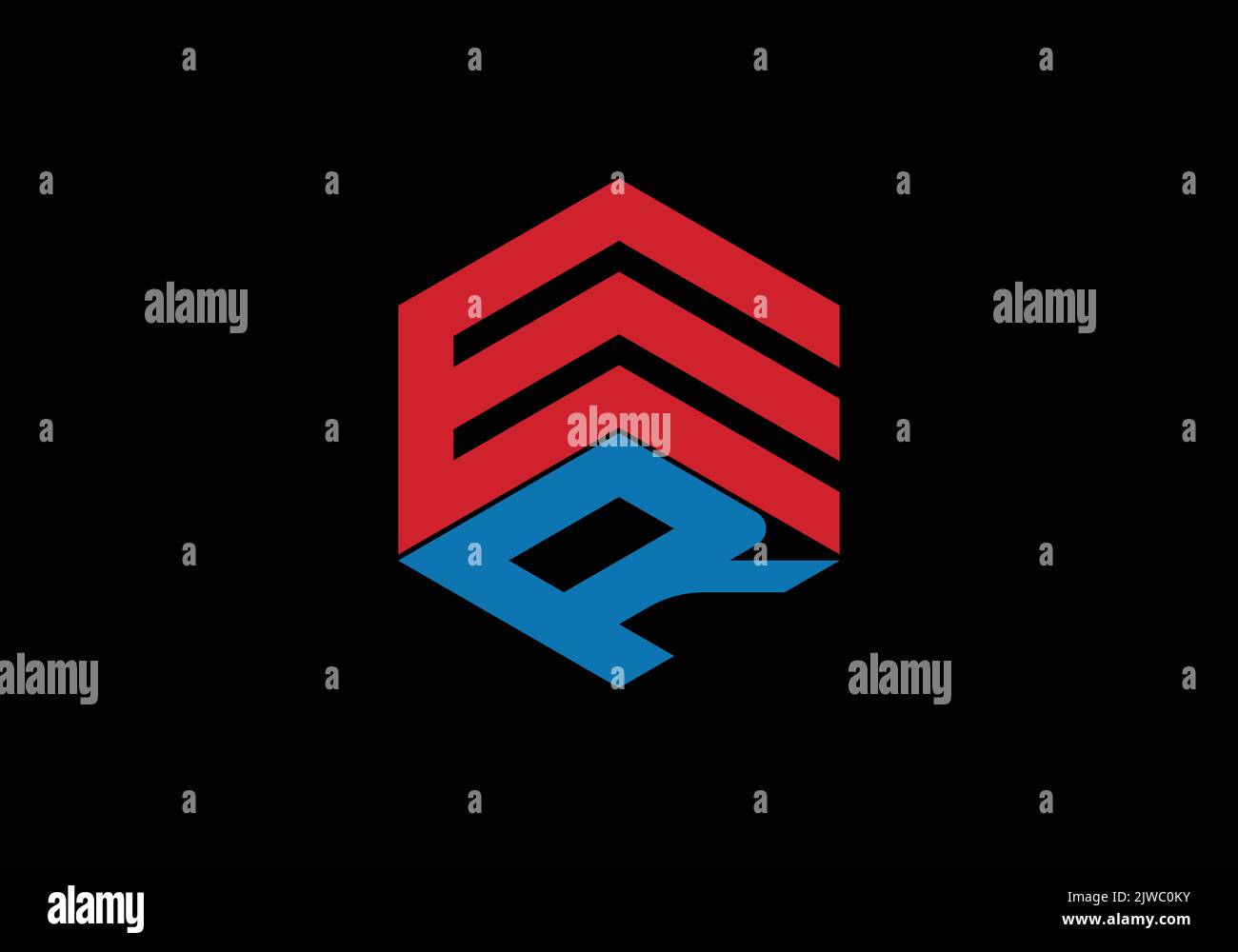 ER Initial Monogram Letter er Logo Design Vector Template e r Polygonal ...