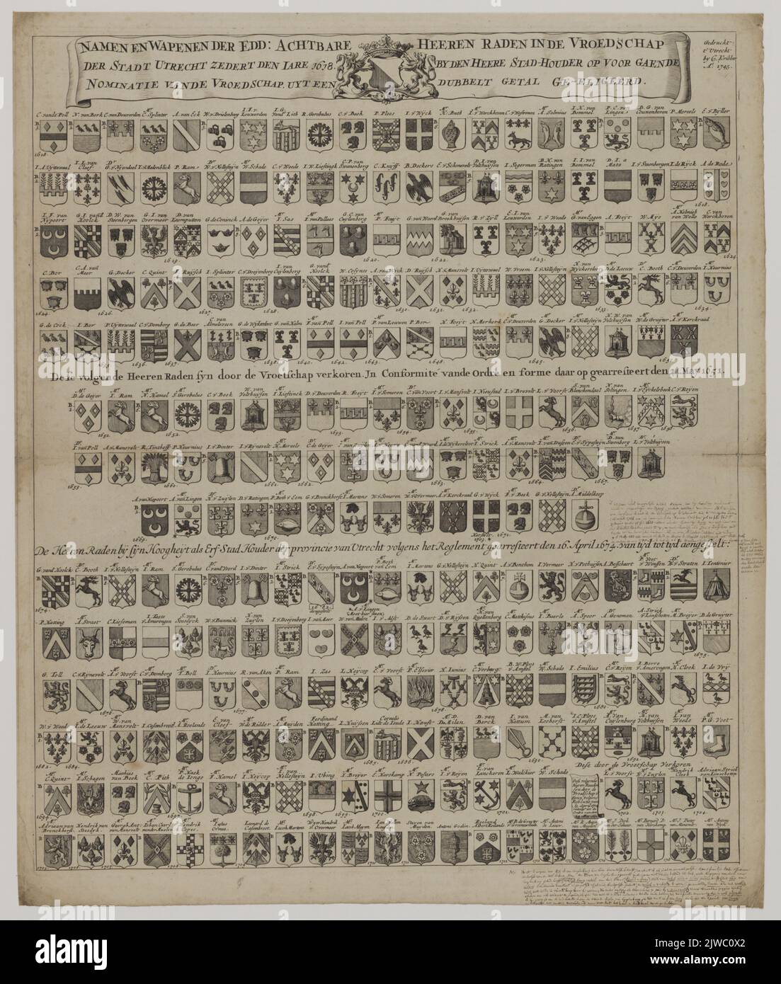 Names and weapons of the Edd. Eighty Heeren councils in the Vro ...