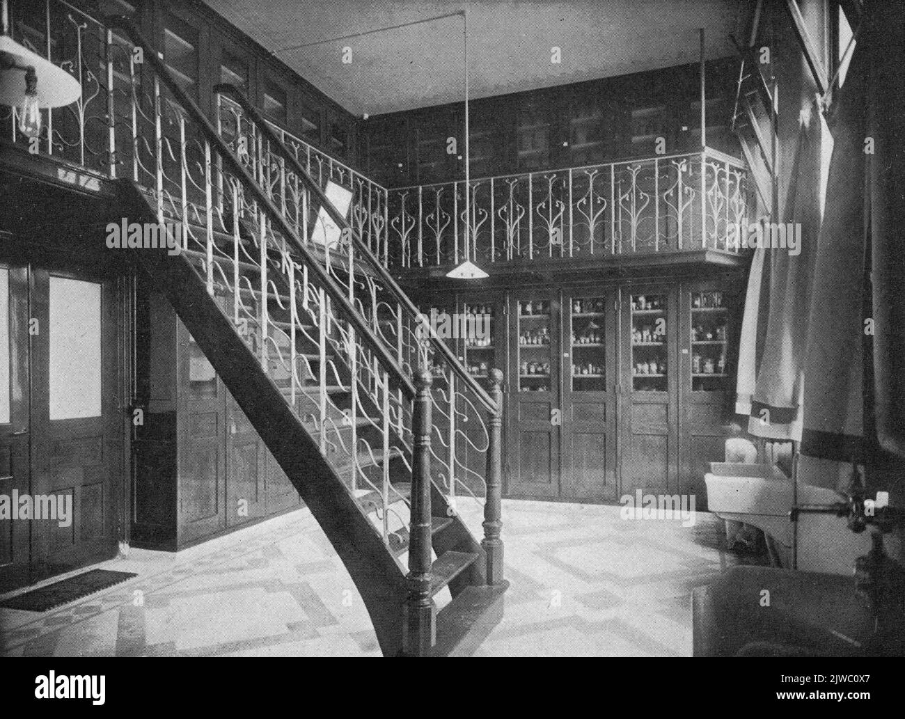 View in the Museum of the surgical clinic in the surgical and women's ...