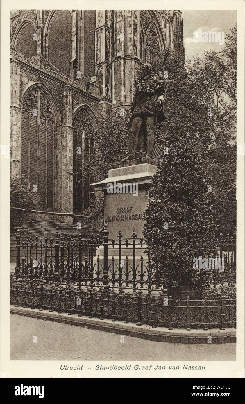 Utrecht statue. Count Jan van Nassau Stock Photo - Alamy