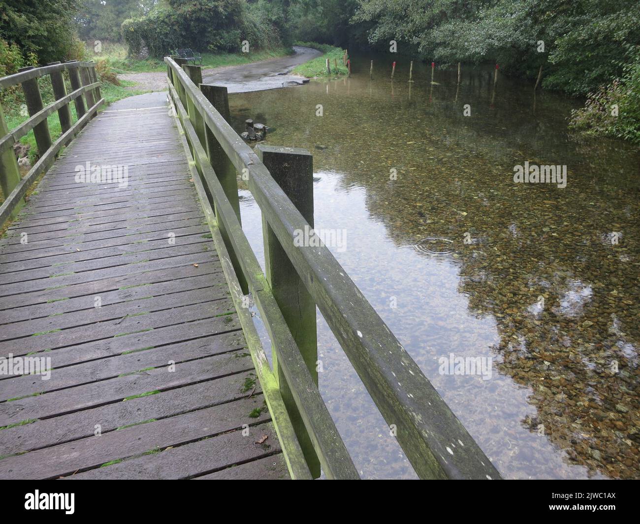 The Peddars Way National Trail long distance footpath. Norfolk. England ...