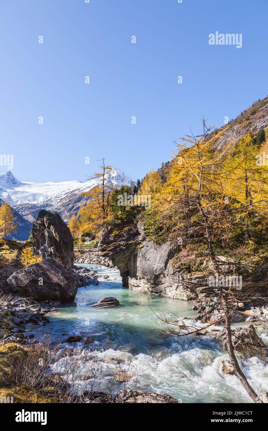 River in alp landscape hi-res stock photography and images - Alamy