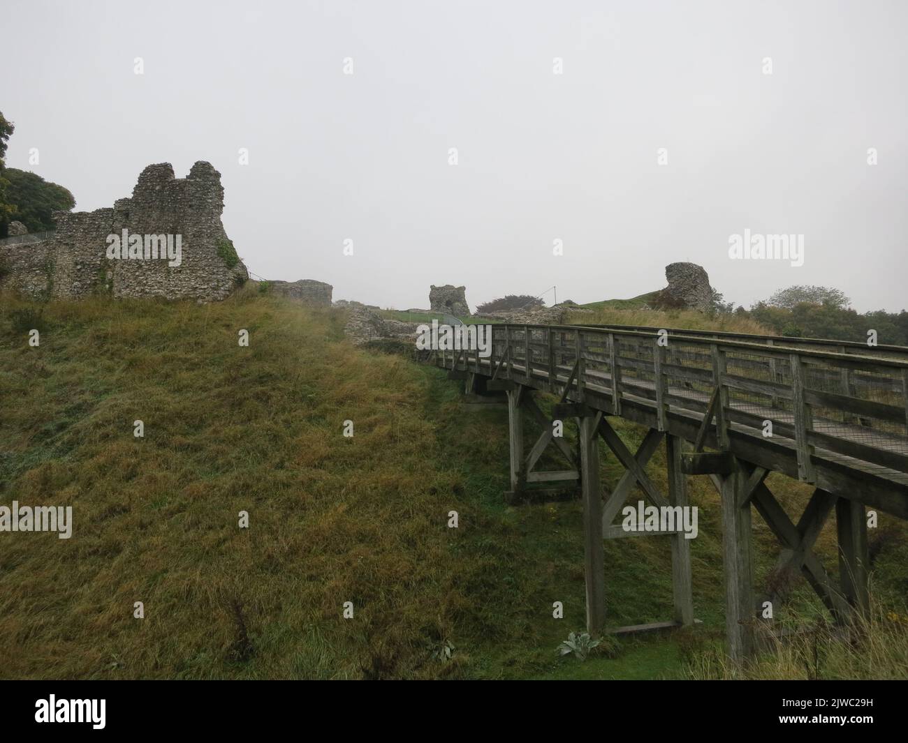 The Peddars Way National Trail long distance footpath. Norfolk. England ...