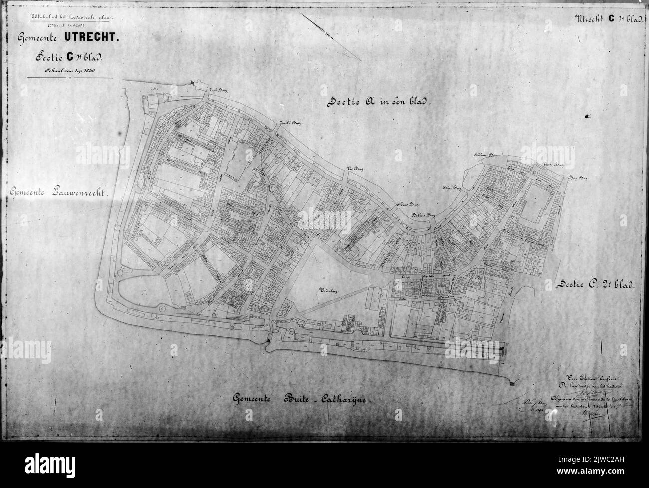Plot map Black and White Stock Photos & Images - Alamy