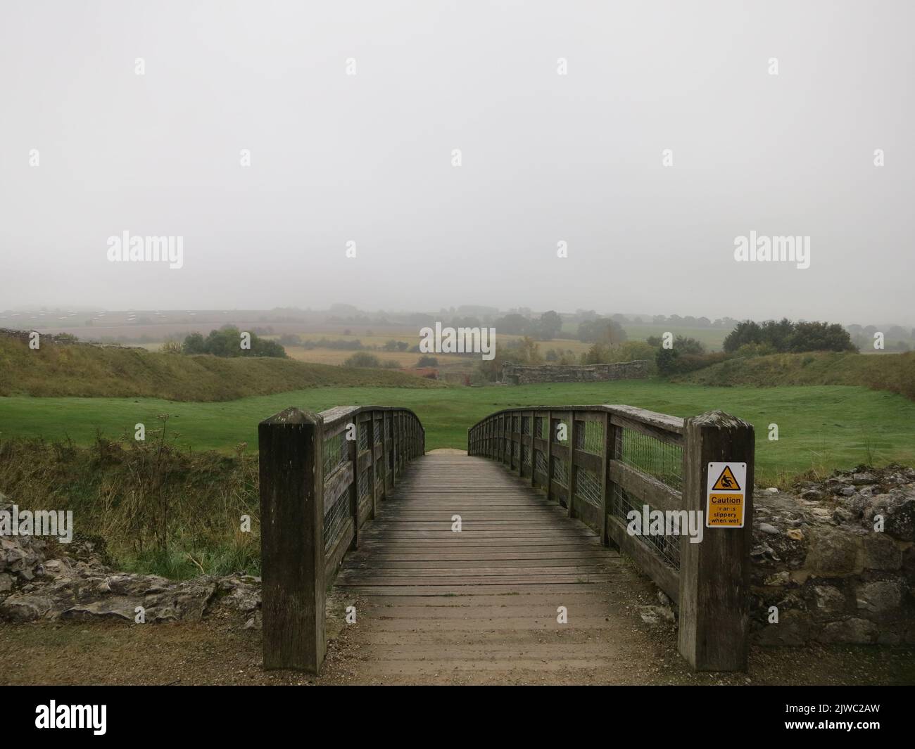 The Peddars Way National Trail long distance footpath. Norfolk. England ...