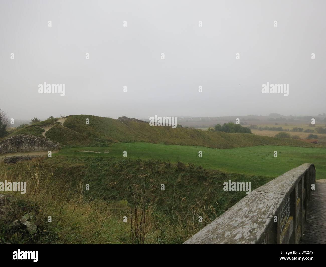 The Peddars Way National Trail long distance footpath. Norfolk. England ...