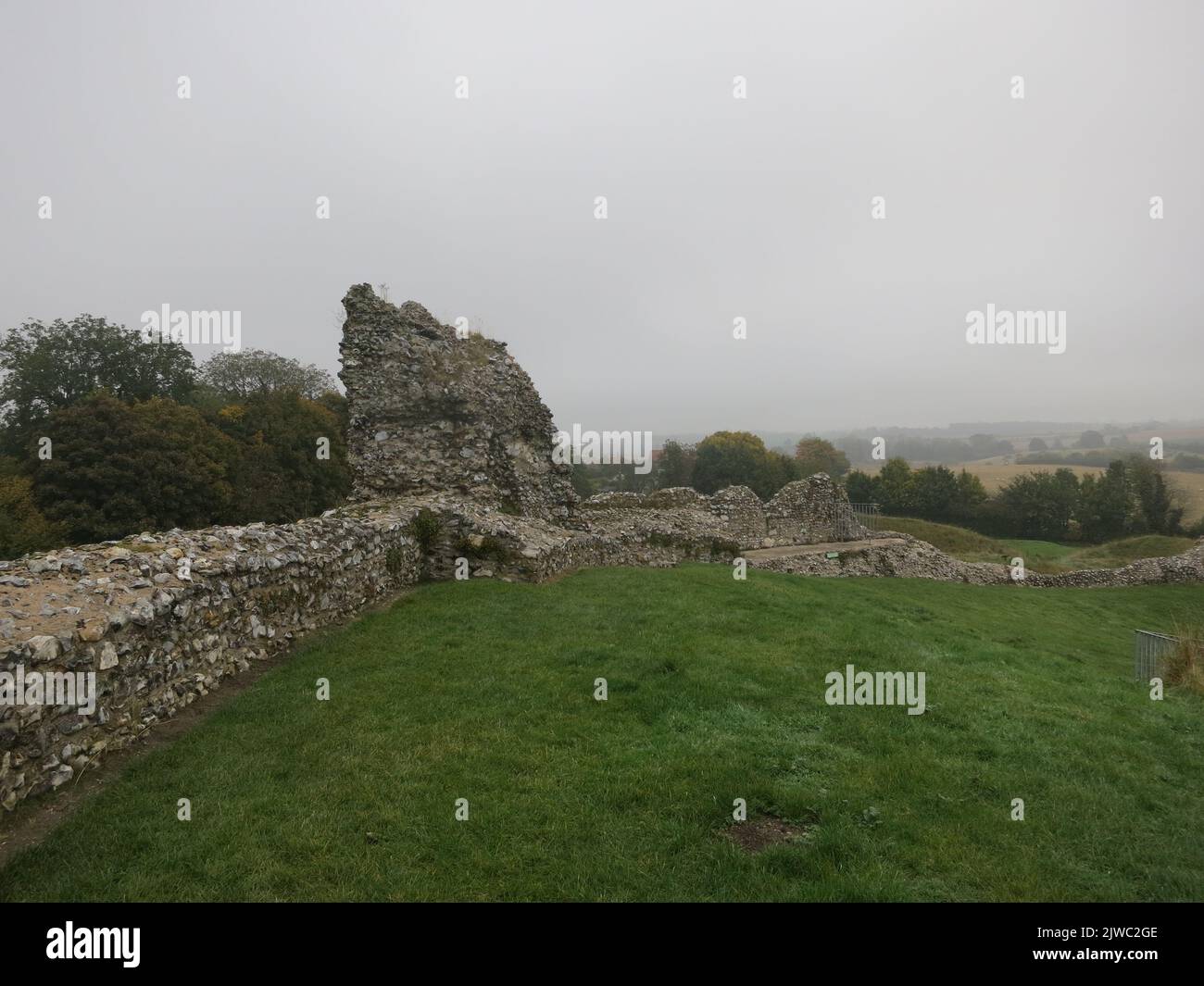 The Peddars Way National Trail long distance footpath. Norfolk. England ...