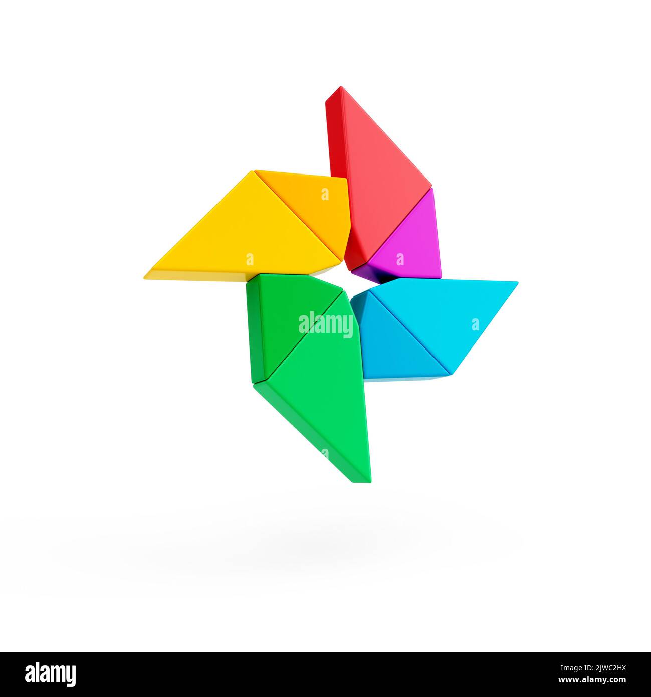 Photo - realistic 3D social media logo floating isolated on a white ...