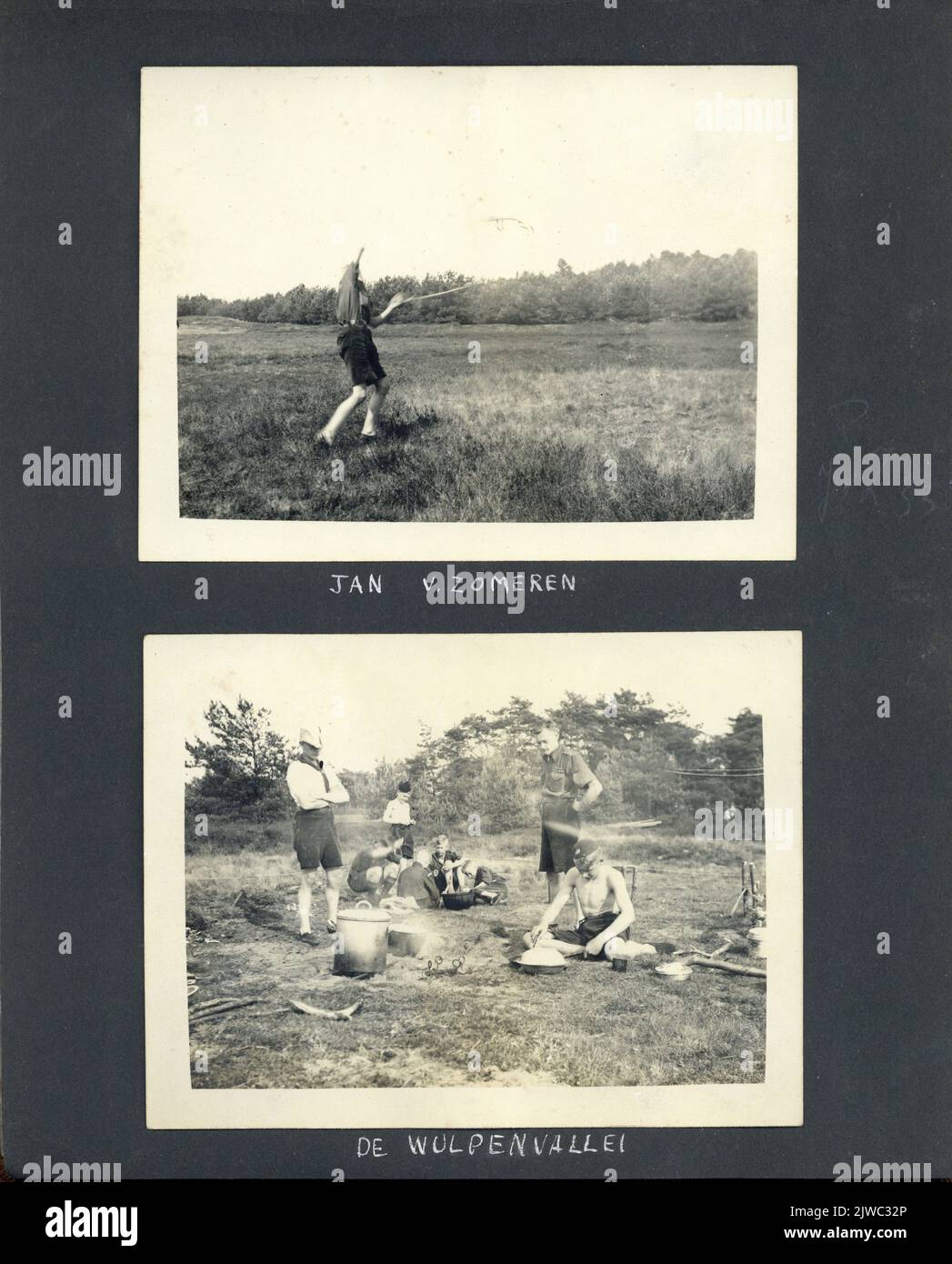 Jan van Zomeren/ De Wulpenvallei caption Stock Photo - Alamy