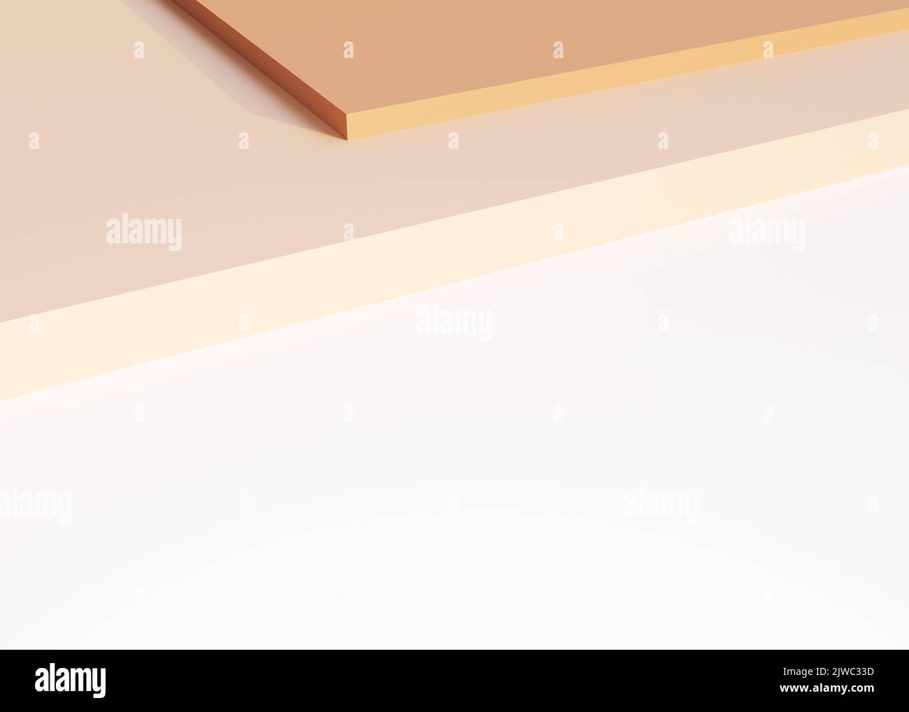 Simple beige display. Modern Pedestal. Display scene stage platform ...