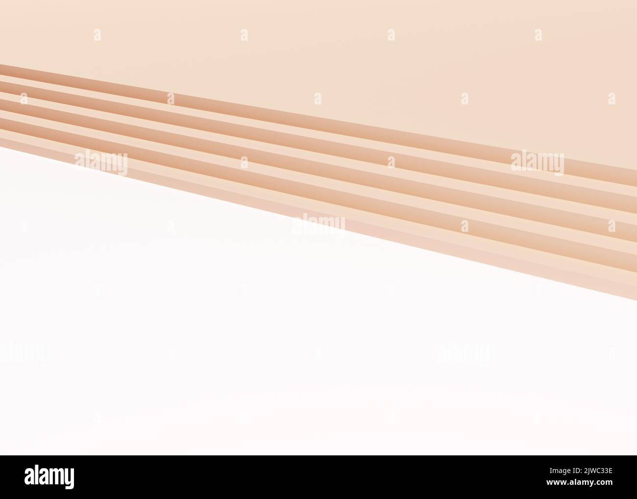 Simple beige display. Modern stair pedestal. Display scene stage ...