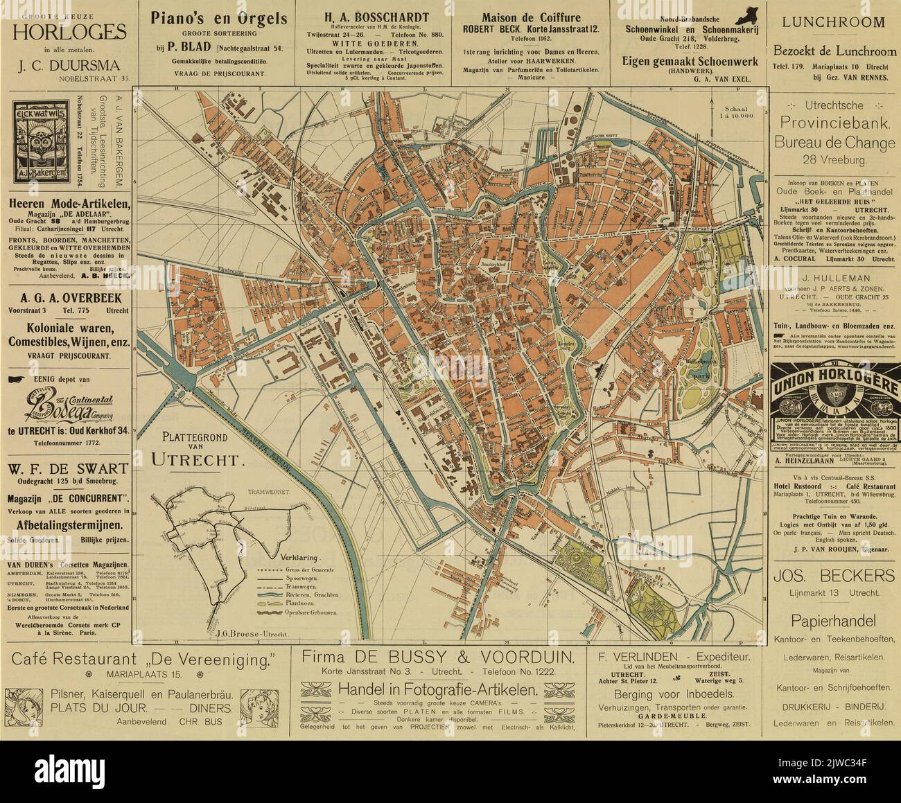 Map of Utrecht Stock Photo - Alamy