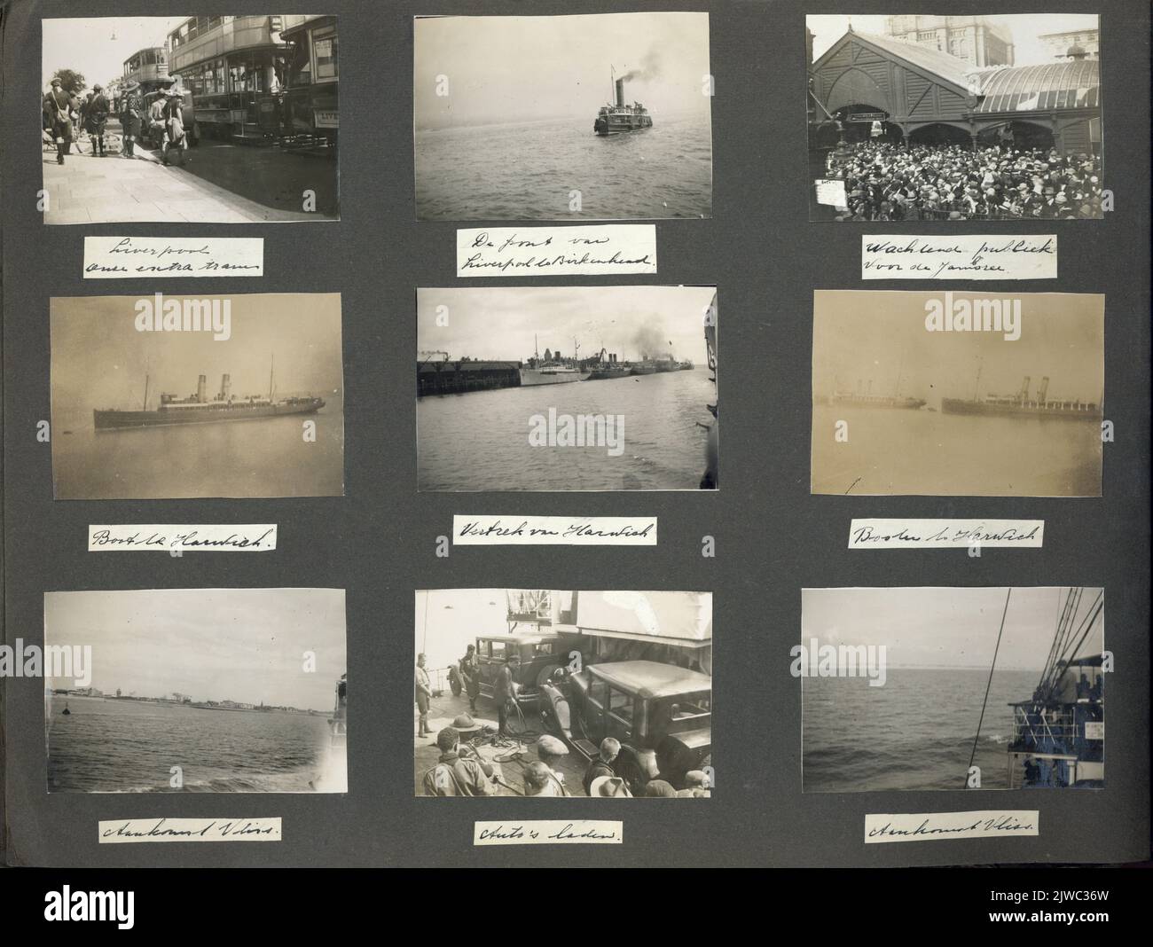 Image of a page from a photo album from Scoutinggroep Salwega from ...