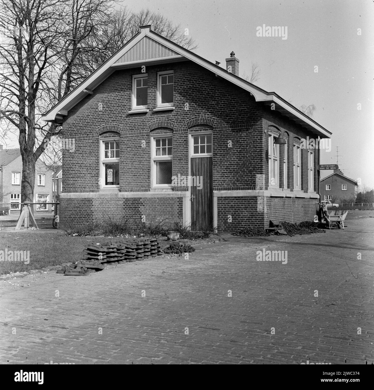 View of the N.S. annex office of the section chief of the road at the N ...