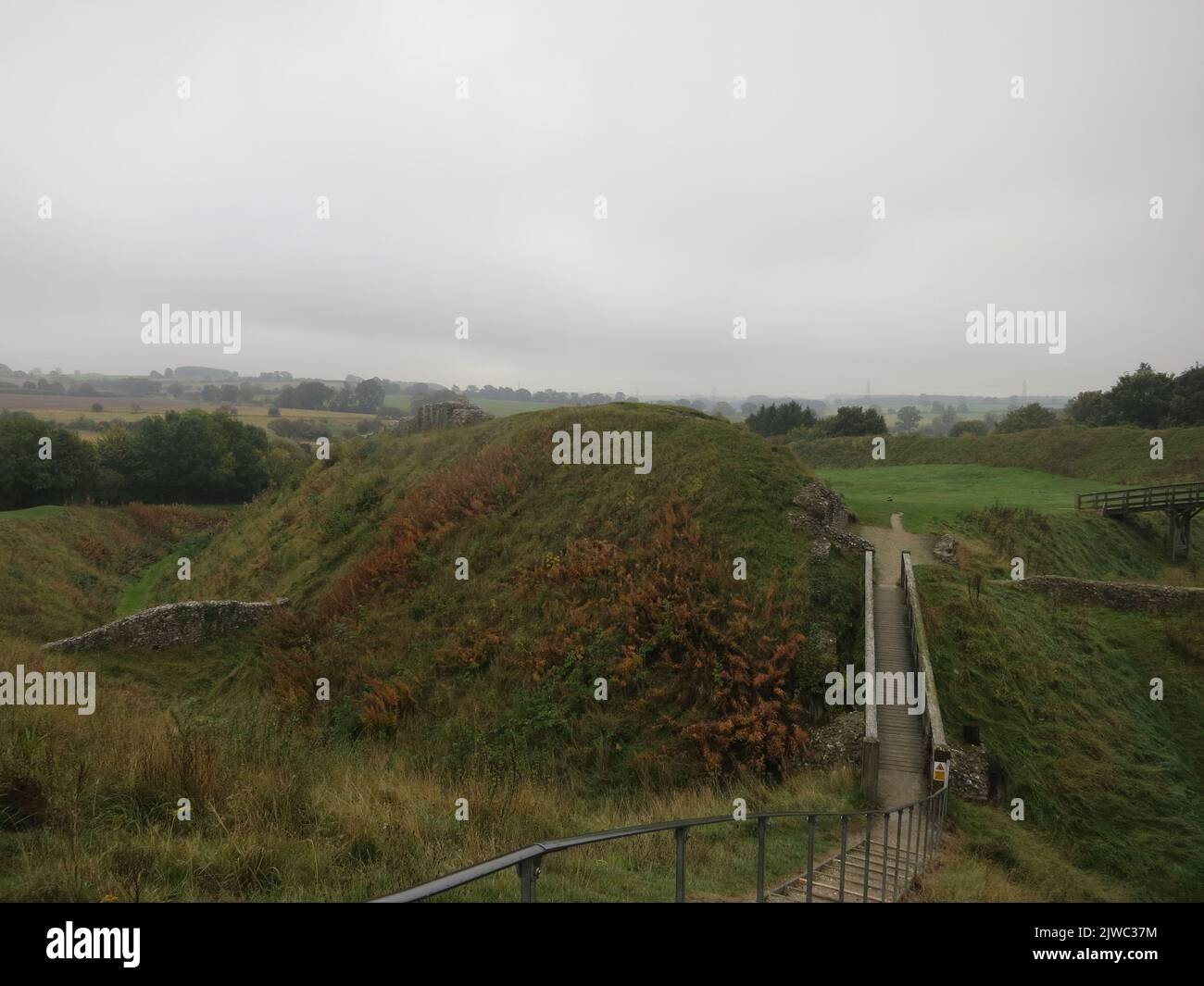 The Peddars Way National Trail long distance footpath. Norfolk. England ...