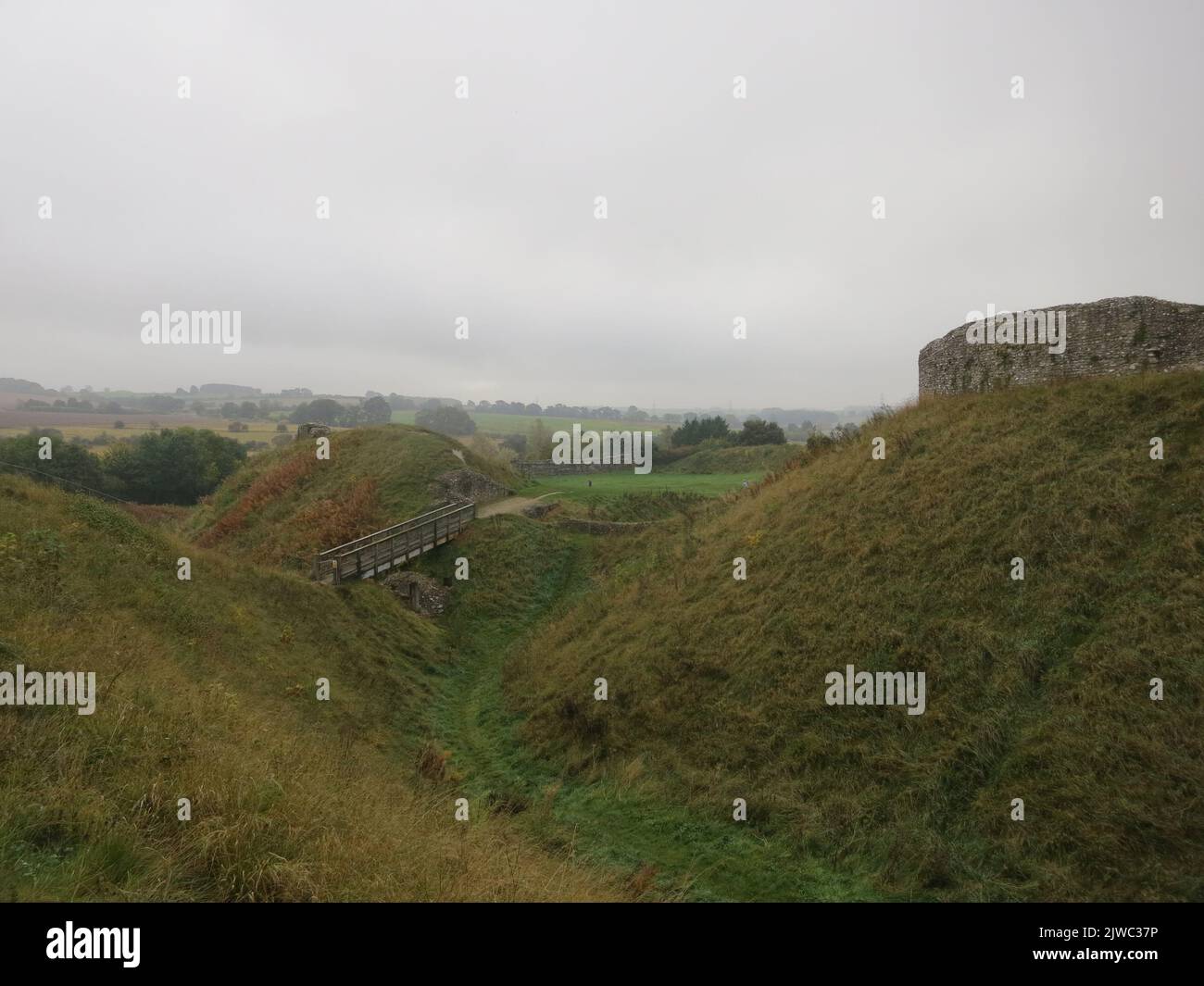 The Peddars Way National Trail long distance footpath. Norfolk. England ...