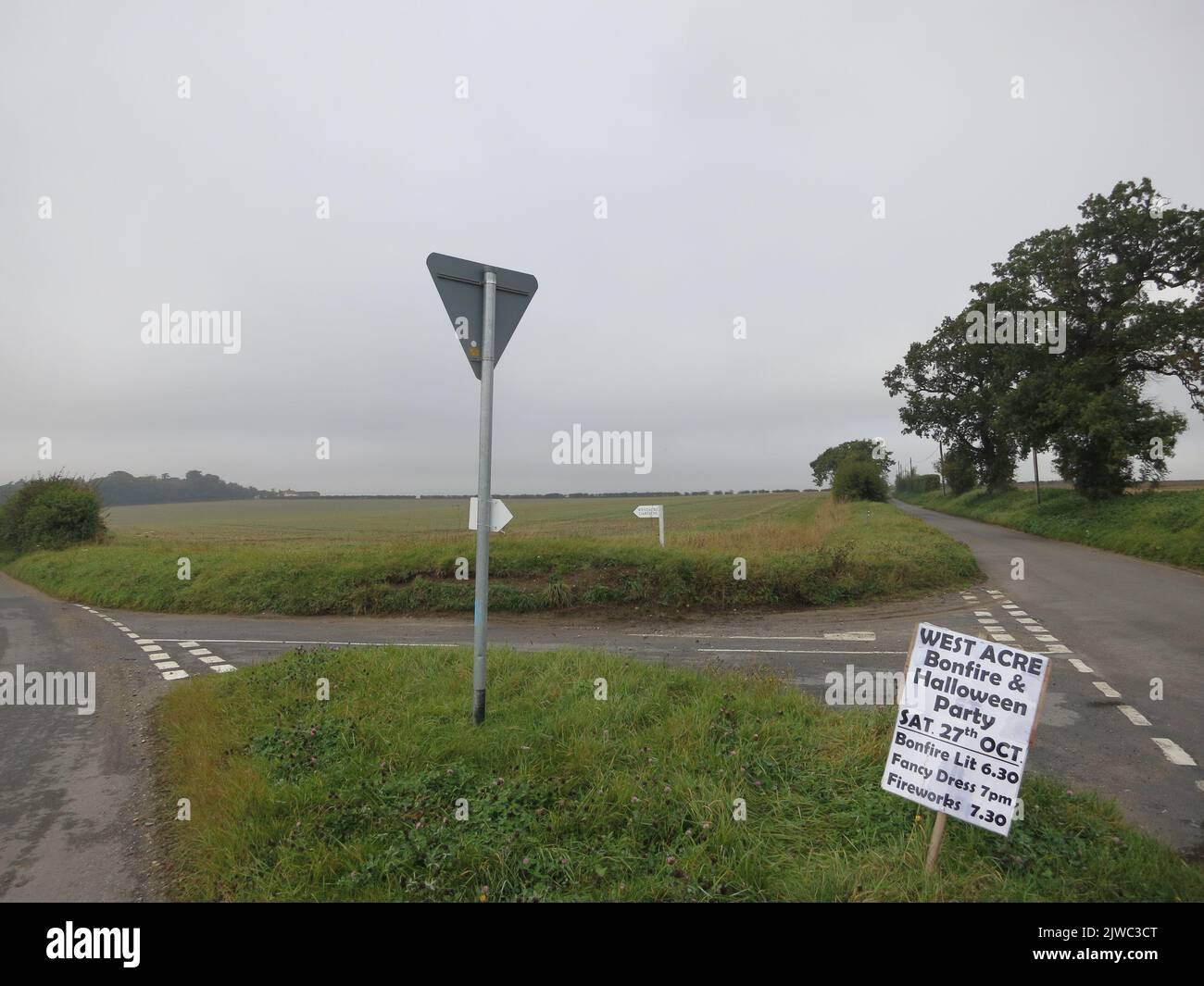 The Peddars Way National Trail long distance footpath. Norfolk. England ...