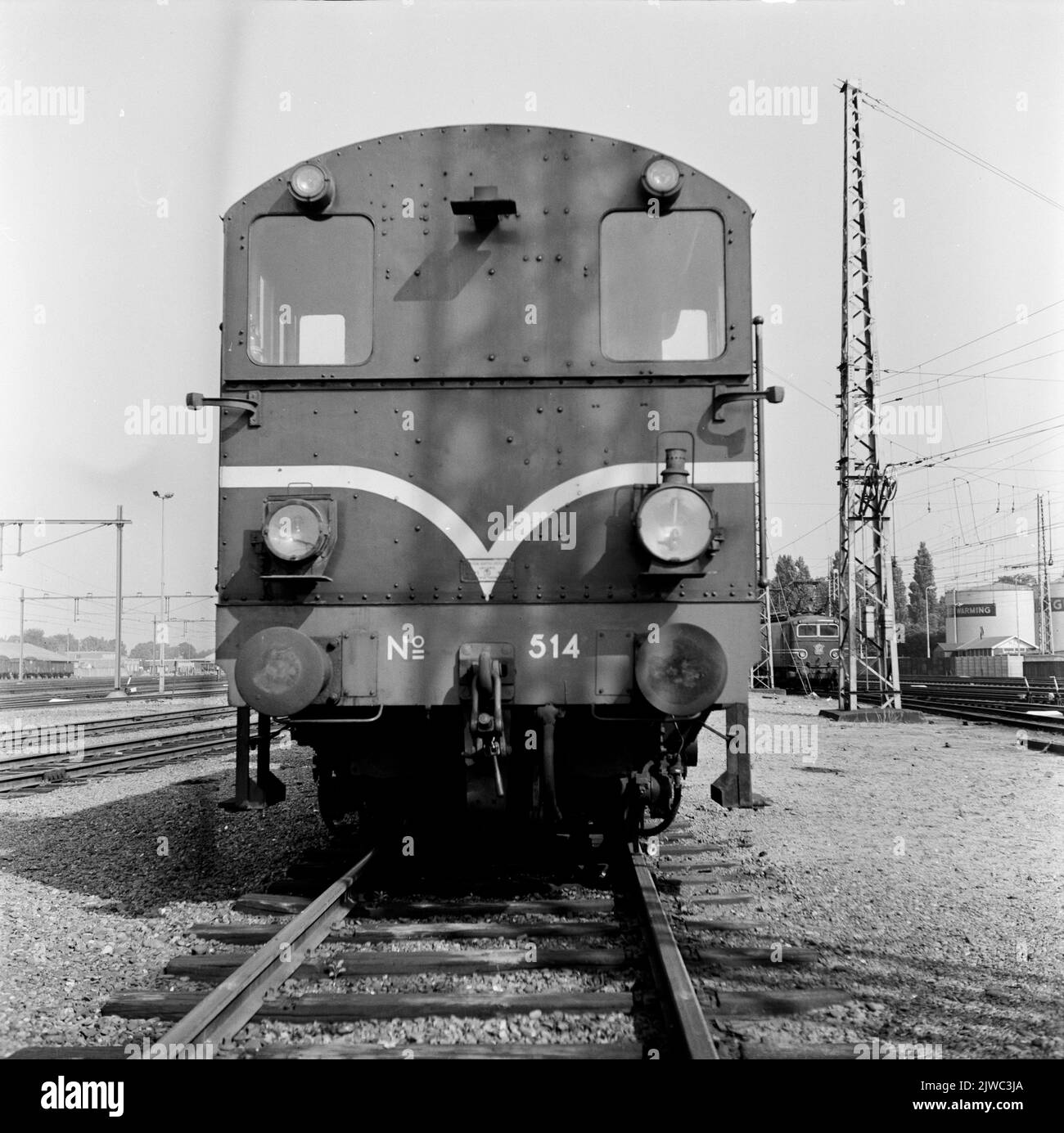 Image of the diesel-electric shunting locomotive no. 514 (series 500 ...