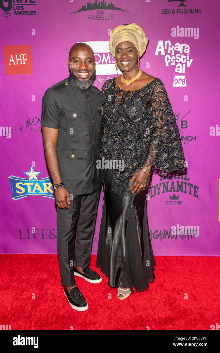 Los Angeles, USA. 04th Sep, 2022. Peter Lentini, Mame Mbaye attend ...