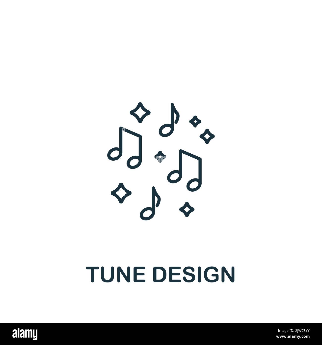 Tune Design icon. Line simple Web Development icon for templates, web ...