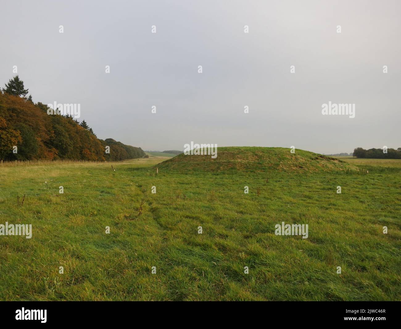The Peddars Way National Trail long distance footpath. Norfolk. England ...