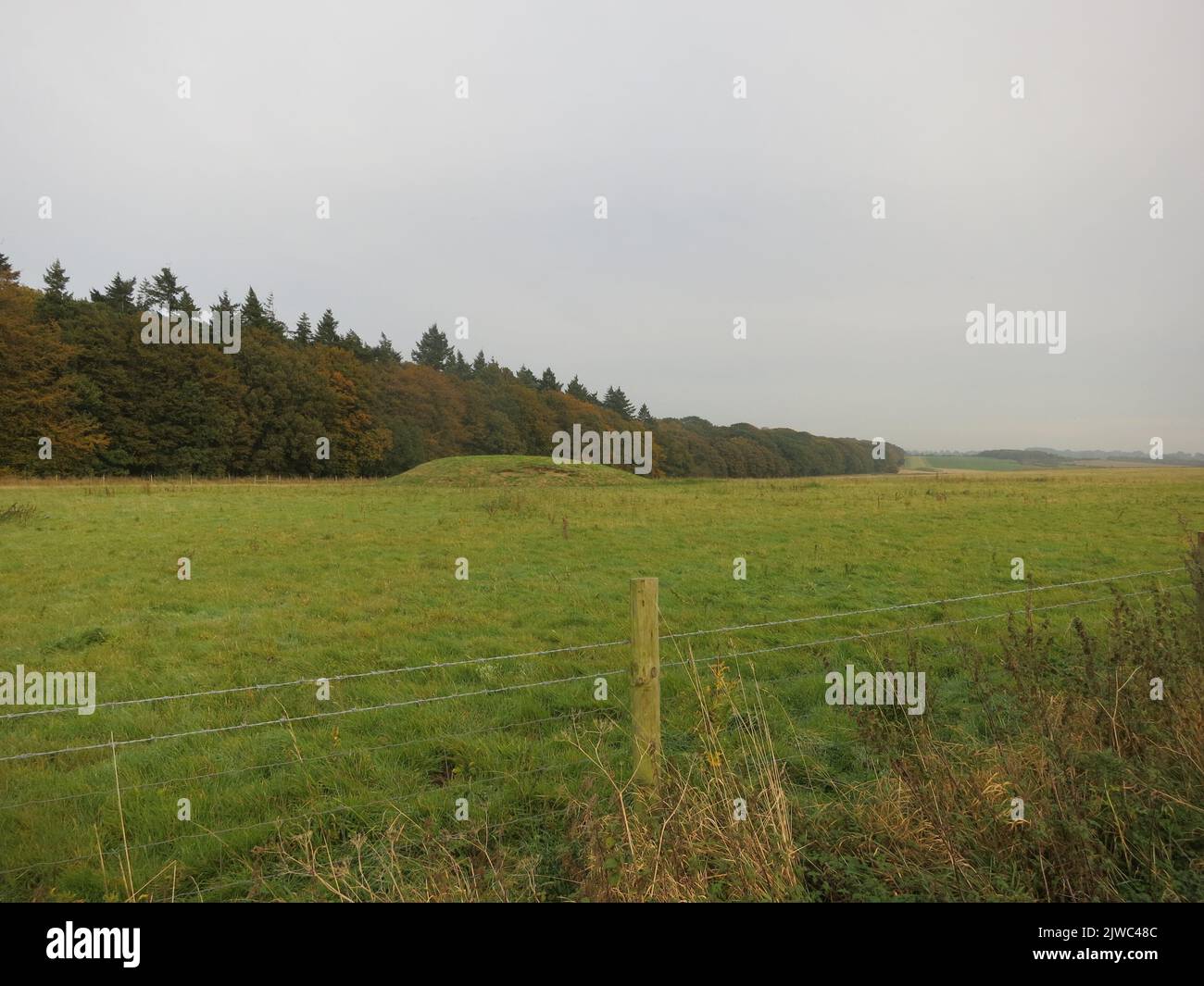 The Peddars Way National Trail long distance footpath. Norfolk. England ...