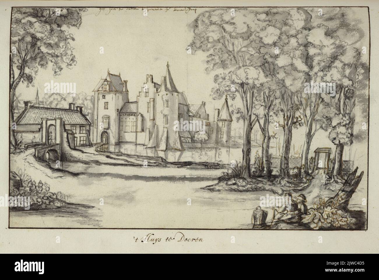 Image of setting a concrete overhead pipe portal during the work for ...