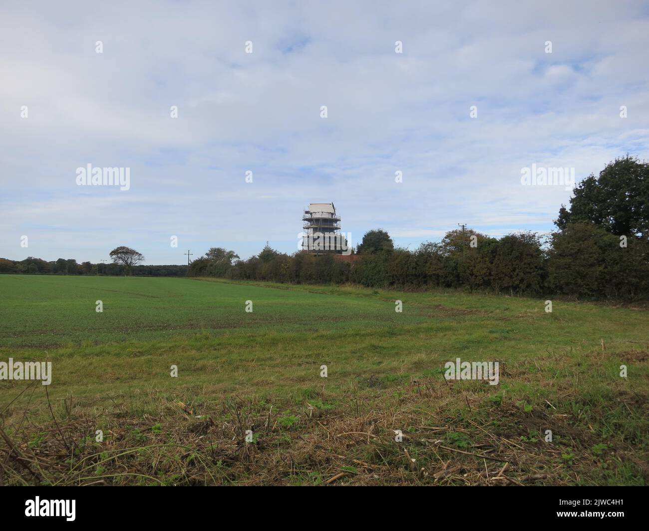 The Peddars Way National Trail long distance footpath. Norfolk. England ...