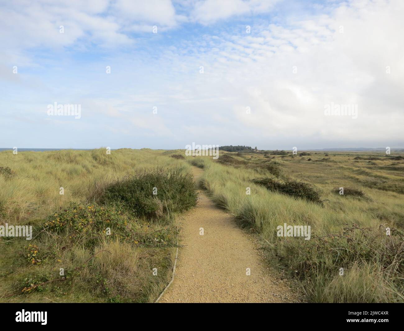 Norfolk Coast Path National Trail long-distance footpath. AONB. Norfolk ...
