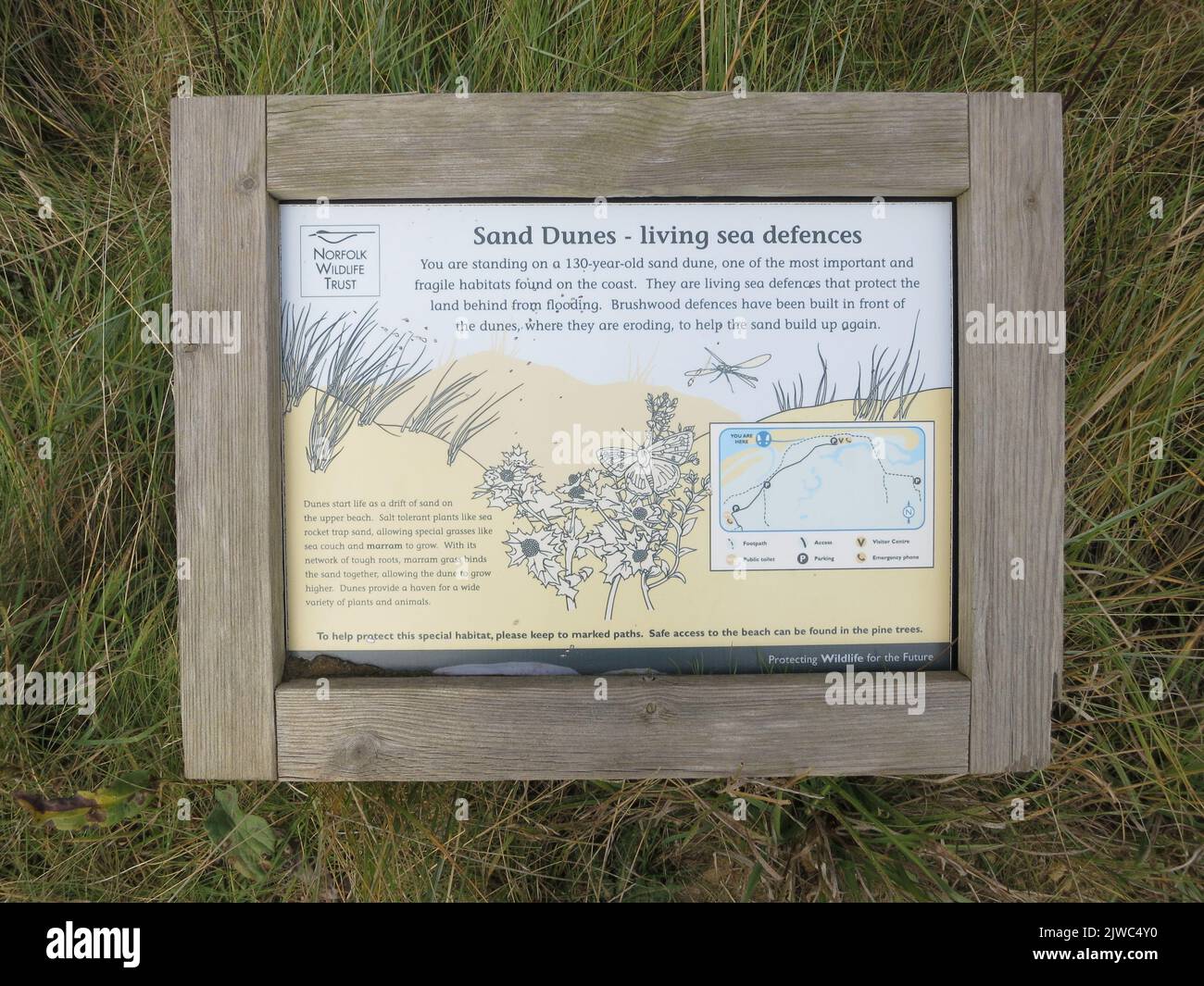 Norfolk Coast Path National Trail long-distance footpath. AONB. Norfolk ...