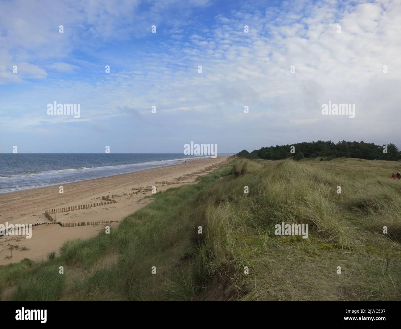 Norfolk Coast Path National Trail long-distance footpath. AONB. Norfolk ...