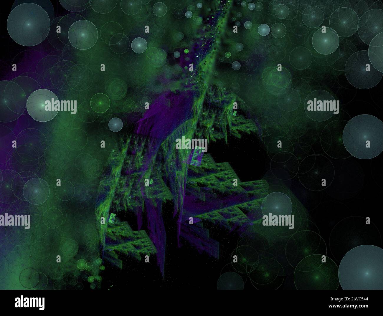 Imaginatory lush fractal texture image abstract background Stock Photo ...