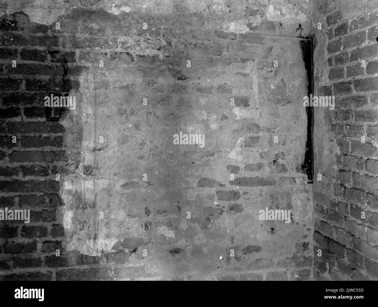 Detail of the Tower of the Buurkerk (Buurkerkhof) in Utrecht, during ...