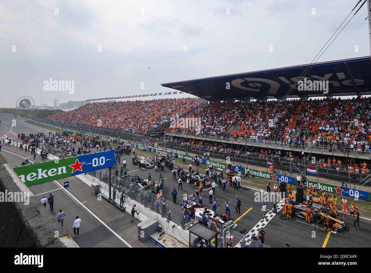 Starting grid during the Formula 1 Heineken Dutch Grand Prix 2022, 15th ...