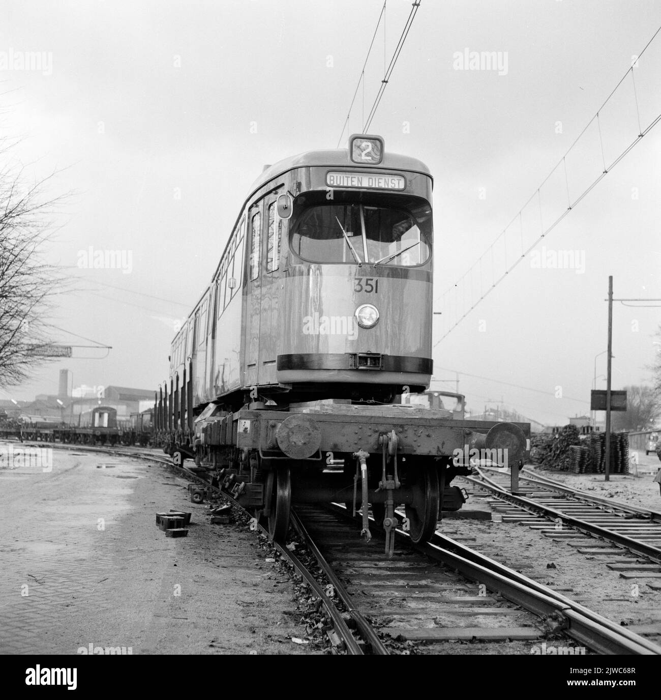 Image of the transport of a tram for the R.E.T. in Rotterdam on ...
