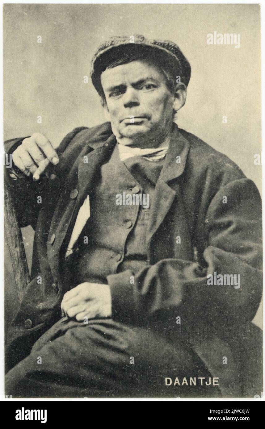 Portrait of Daniël (Daantje, Kleine Daan or Oude Daan) Brinkerink, b ...