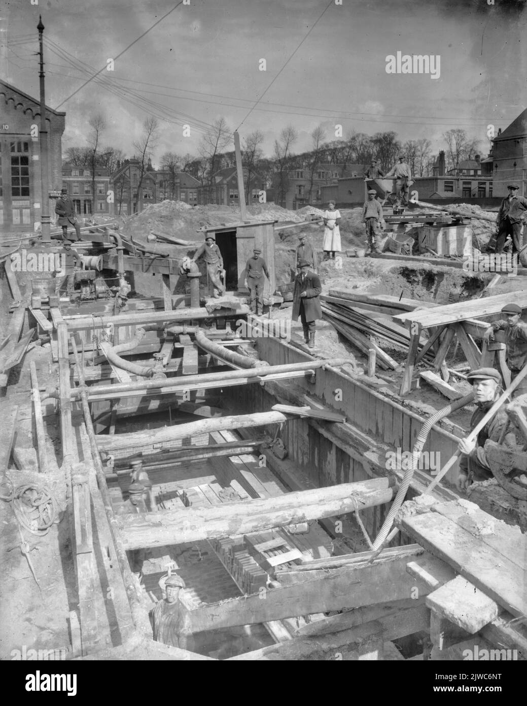 Works administration project Black and White Stock Photos & Images - Alamy