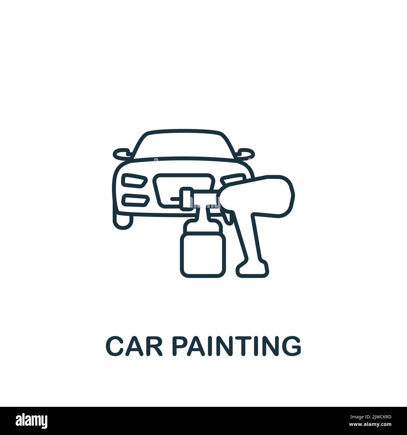 Airbrush booth Stock Vector Images - Alamy