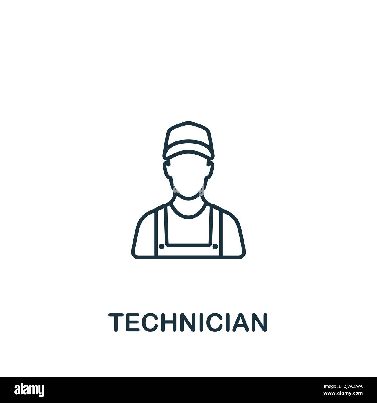 Engineer laptop car factory Stock Vector Images - Alamy