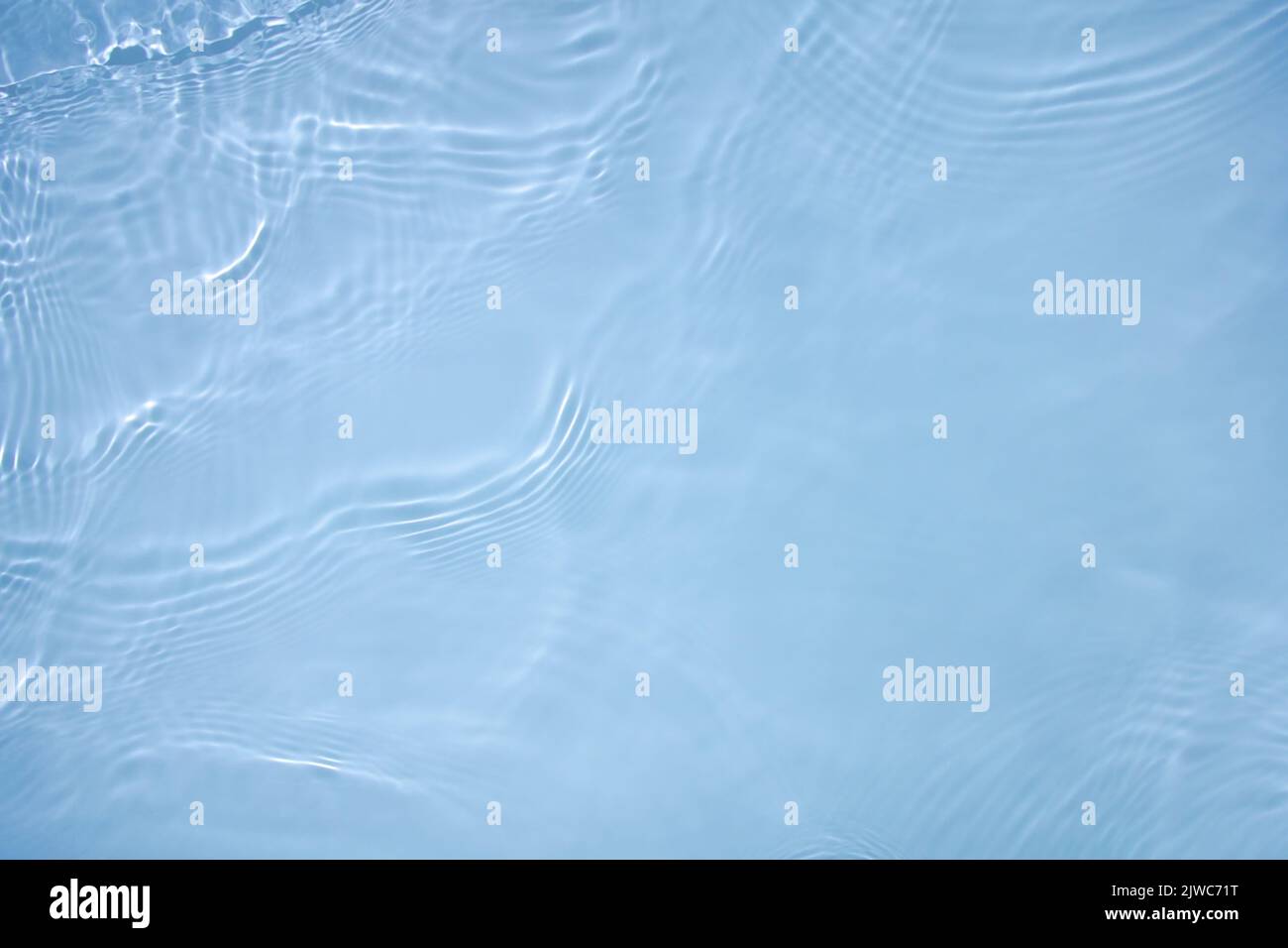 transparent blue colored clear calm water surface texture Stock Photo ...