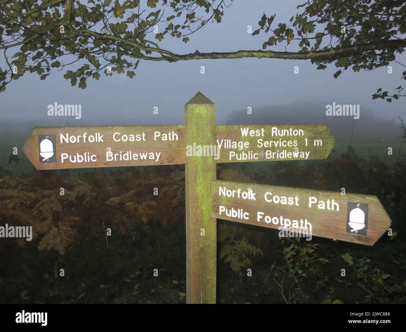 Norfolk Coast Path National Trail long-distance footpath. AONB. Norfolk ...