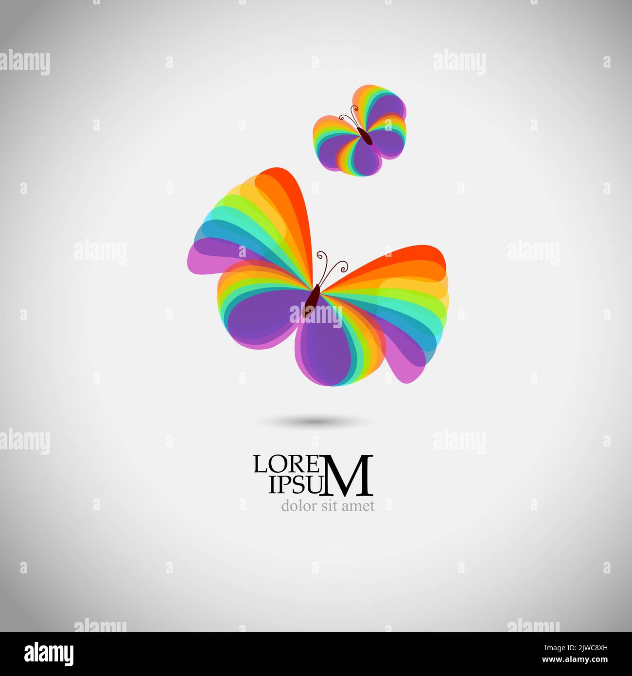 Vivid butterfly wings Stock Vector Images - Alamy