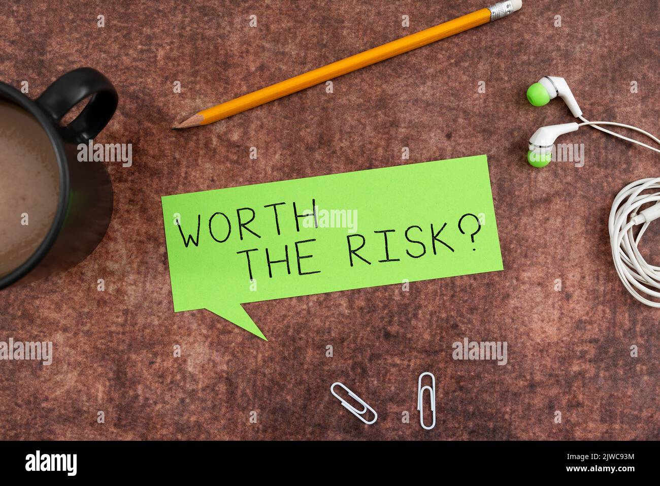 Inspiration showing sign Worth The Risk questionasking if certain ...